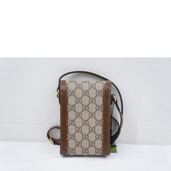 Gucci | Bags | Gucci Gg Mini Shoulder Supreme Horsebit Tan | Poshmark